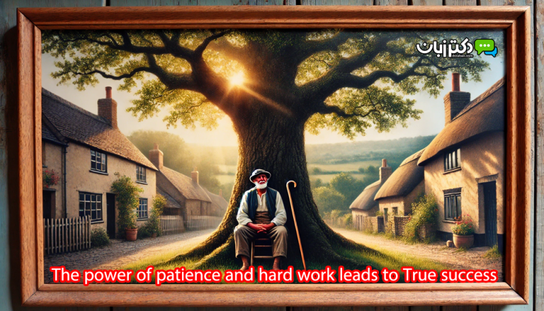 The power of patience and hard work leads to True success - دکتر زبان
